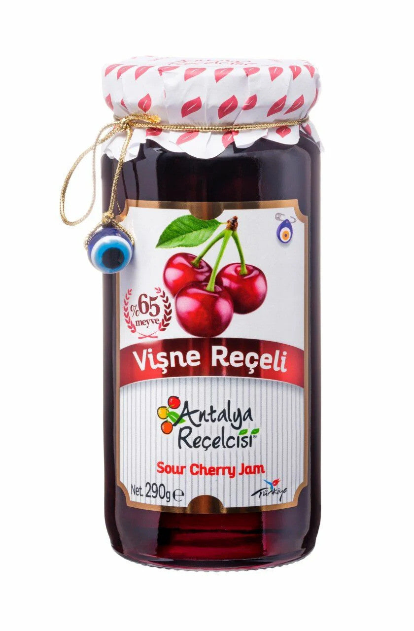 ANTALYA Sour Chery Jam %65 Fruit 290g 1cs/12pcs – H FOODS LLC