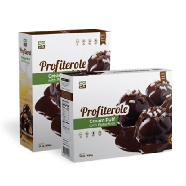 Moda Chocolate Profiterole with Pistachio, Gift Pack, 16oz x 12pack ...