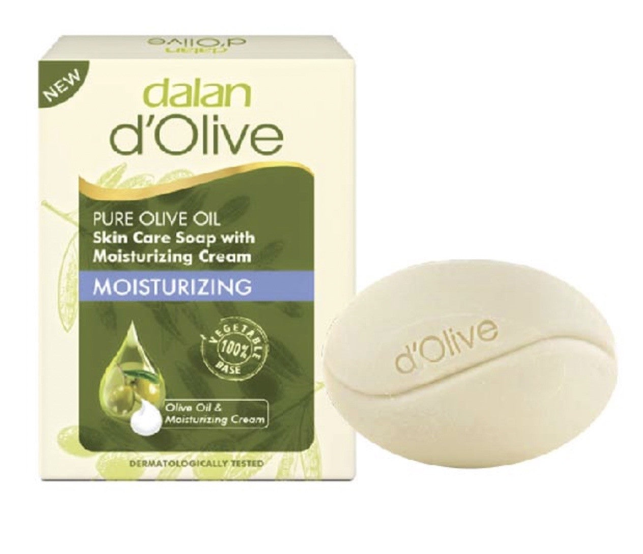 d'Olive SKIN CARE SOAP WITH MOISTURIZING CREAM | 3.5oz(100g) x 24 | NE ...