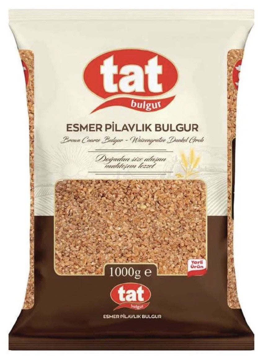 TAT BROWN COARSE BULGUR 1000 GR X 15/CS - TATB1016 – H FOODS LLC