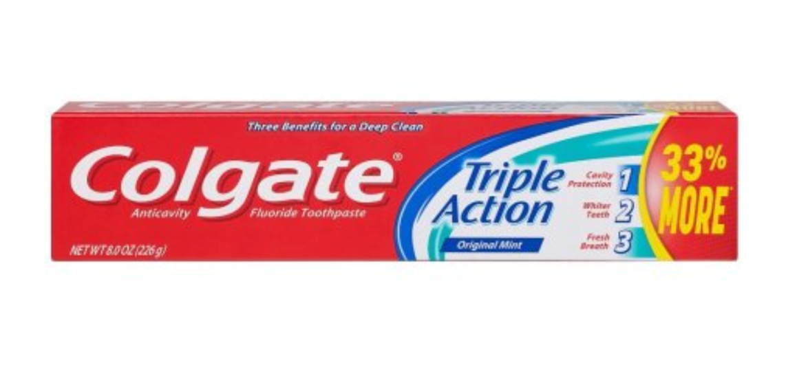 COLGATE 8OZ X 24 | TRIPLE ACTION - COL8TA – H FOODS LLC