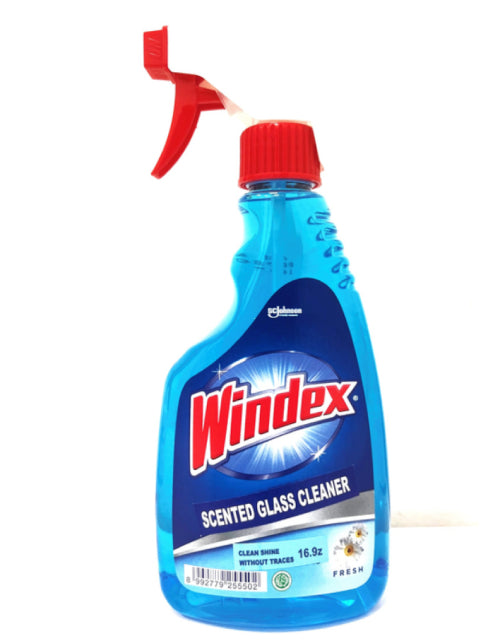 WINDEX GLASS CLEANER FRESH 500ML X12 || BLUE - WEX01 – H FOODS LLC