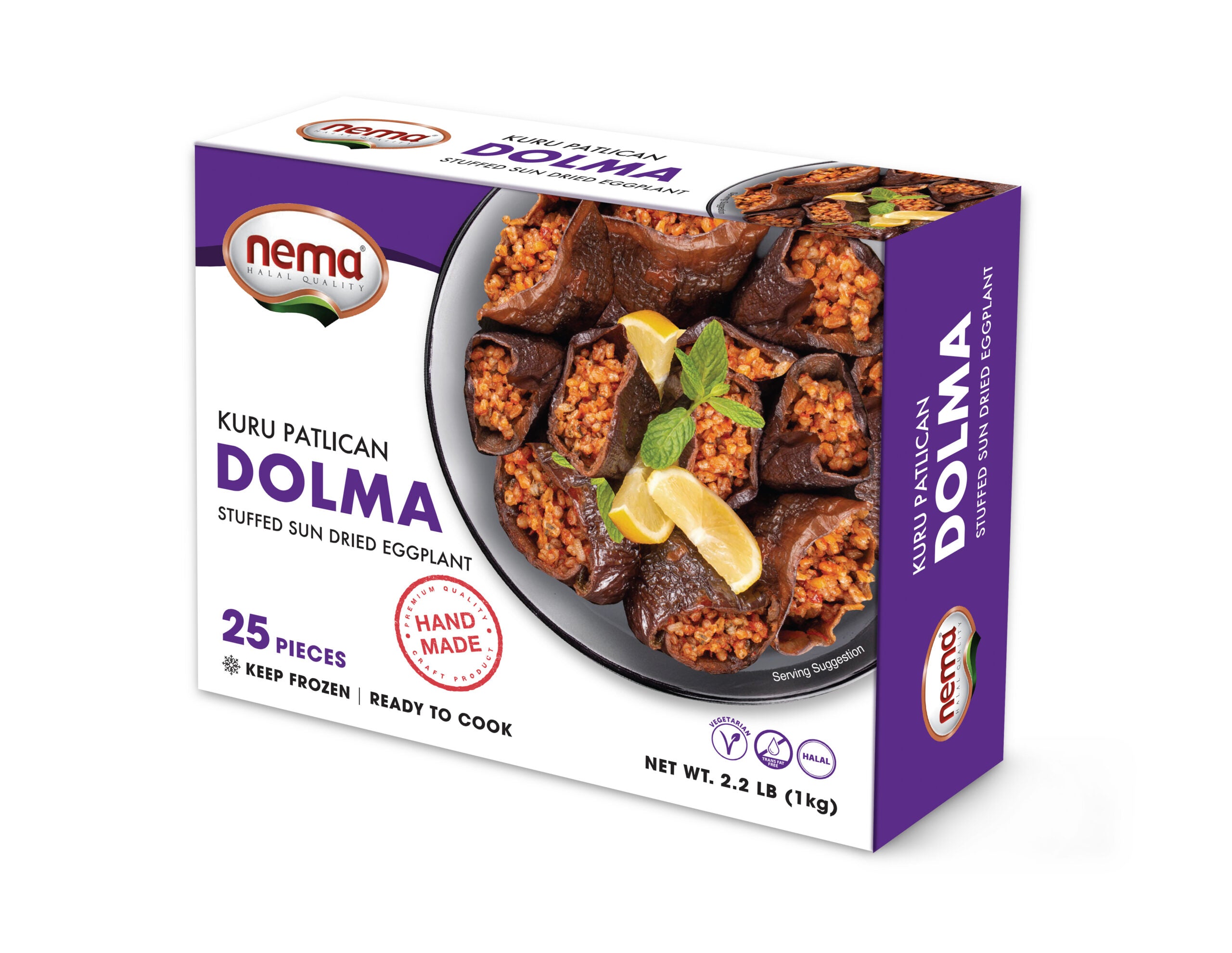 Nema Stuffed Sun Dried Eggplant(12 x 2.2 Lb) - MLN15 – H FOODS LLC