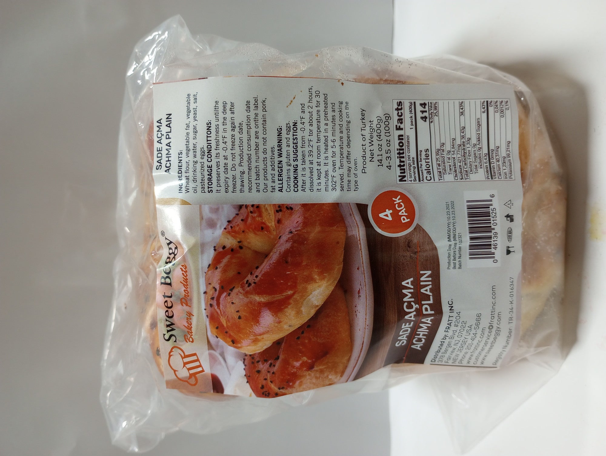 SB05 Sweet Beggy Soft Bagel Plain / Acma Sade 4 Packs 1cs/12pcs – H ...