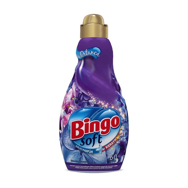 Bingo Liquid Fabric Concentrated Softener Hydrangea Flower, 1440ml x 9 ...