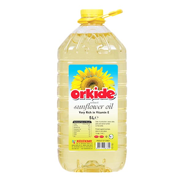 Orkide Refined Sunflower Oil, 5lt x 4, Plastic Bottle - OR03 – H FOODS LLC